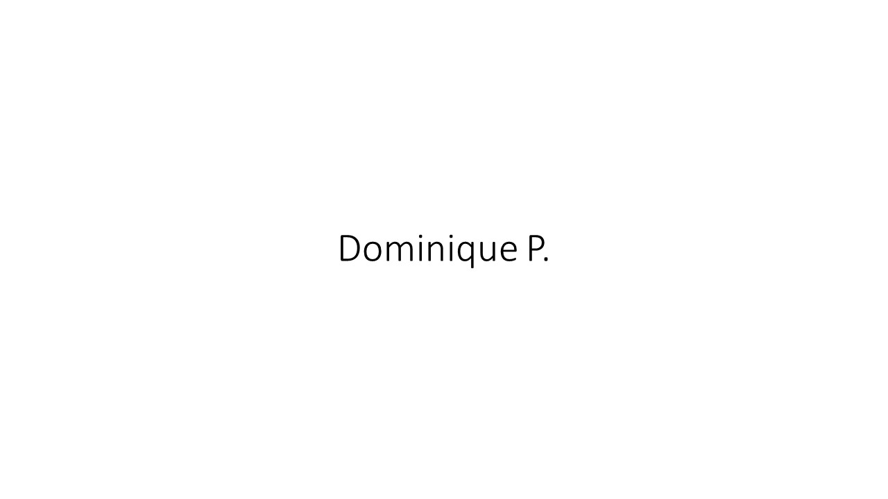 Dominique P. - Résolutions